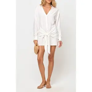 L*Space Vera Cover-up Minidress - Cream