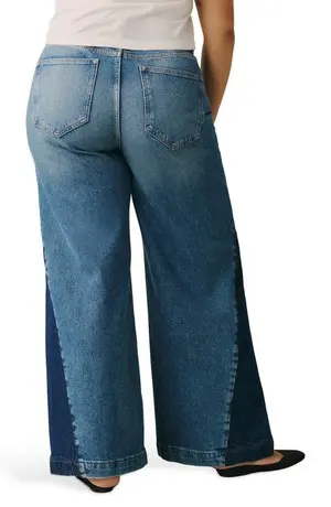 Warp + Weft Nce High Waist Wide Leg Jeans