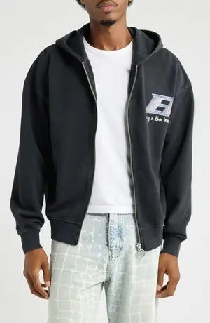 BLUE SKY INN Disco Palm Hoodie - Black