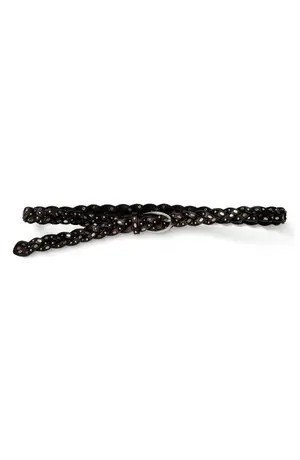 FREE PEOPLE Sol Slim Studded Leather Belt
