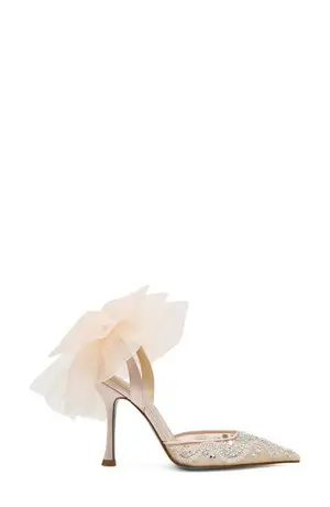 Betsey Johnson Meg Slingback Pump - Nude