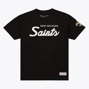 Mitchell & Ness New Orleans Saints Head Coach Classic T-shirt - Black