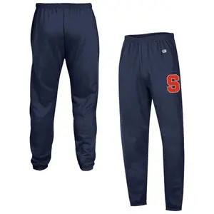 Champion Syracuse Orange Powerblend Banded Fleece Sweatpants - Navy