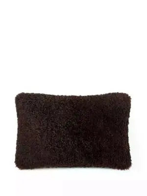 Apparis Brenn Bouclette Faux-shearling Pillow - Brown