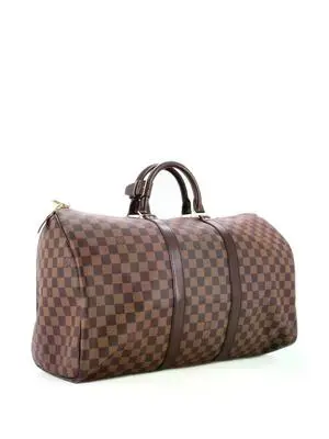 LOUIS VUITTON Keepall Bag Damier 50 Travel Bag