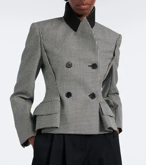 Givenchy Pinch Houndstooth Wool And Mohair Jacket