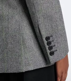 Givenchy Prince Of Wales Check Wool Flannel Blazer