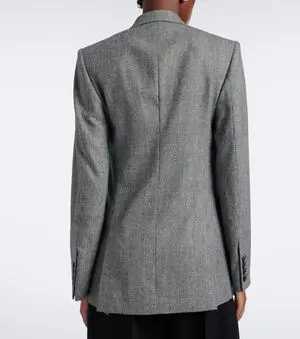 Givenchy Prince Of Wales Check Wool Flannel Blazer