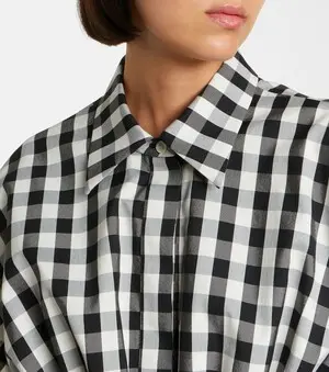 Givenchy Checked Cotton-blend Shirt Dress