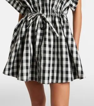 Givenchy Checked Cotton-blend Shirt Dress