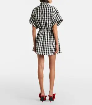 Givenchy Checked Cotton-blend Shirt Dress