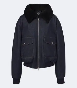 Givenchy Denim Blouson Jacket - Blue