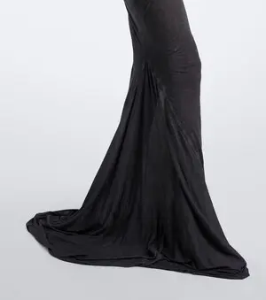 Rick Owens Edfu Cotton Jersey Gown