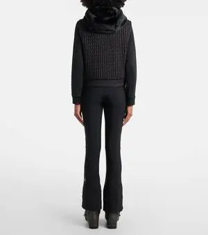 Toni Sailer Flora Hooded Teddy-trimmed Ski Vest