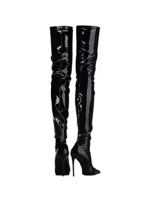 LE SILLA Eva Thigh-high Boots - Black