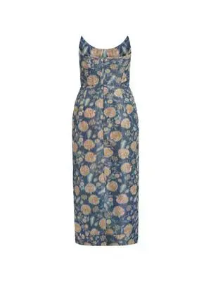MARKARIAN Cypress Ikat-print Midi Dress