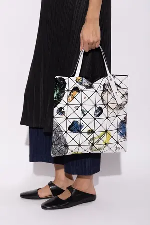 Issey Miyake Tote Bag With Colourful Print