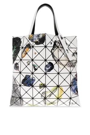 Issey Miyake Tote Bag With Colourful Print