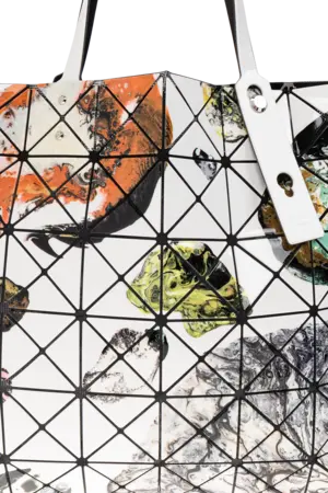Issey Miyake Tote Bag With Colourful Print