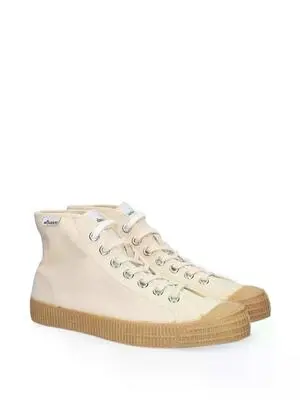 Novesta Logo-patch High-top Sneakers - Neutrals