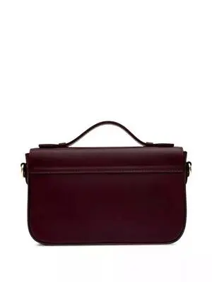 APATCHY LONDON Flora Leather Tote Bag - Red
