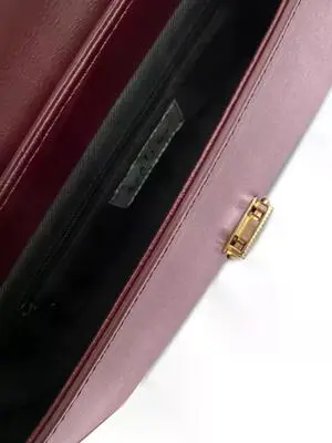 APATCHY LONDON Flora Leather Tote Bag - Red