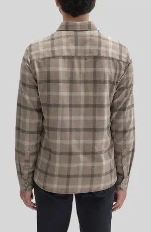 Robert Barakett Liam Plaid Button Down Shirt