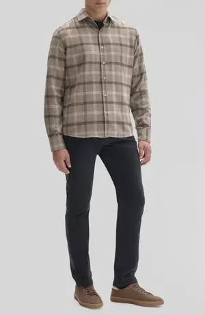 Robert Barakett Liam Plaid Button Down Shirt