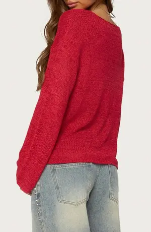 EDIKTED Drop Shoulder Sweater