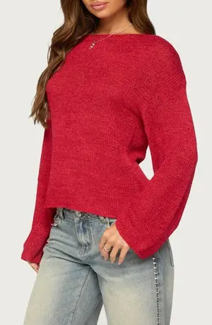 EDIKTED Drop Shoulder Sweater