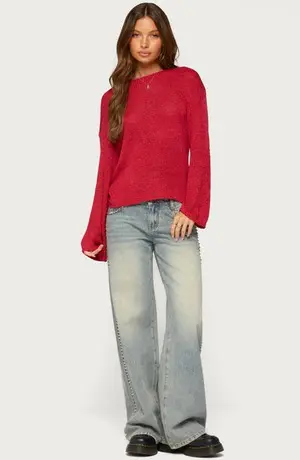 EDIKTED Drop Shoulder Sweater