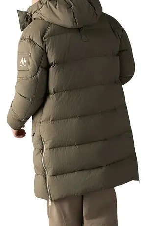 Moose Knuckles Everest Down Puffer Parka - Combat