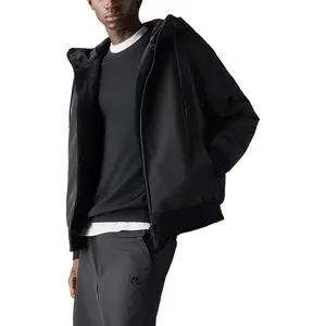 Moose Knuckles Roland Reversible Faux Fur Hooded Jacket - Black