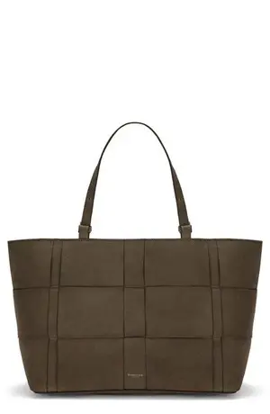 DEMELLIER The Florence Woven Leather Tote - Hazel