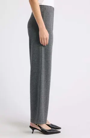 24COLOURS Herringbone Pull-on Pants