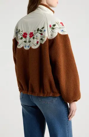 The Great. The Plush Wildflower Pullover