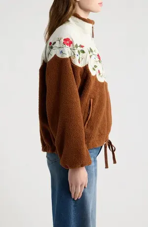 The Great. The Plush Wildflower Pullover