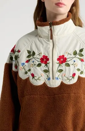 The Great. The Plush Wildflower Pullover