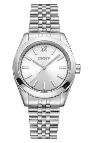 Dkny Nolita Midi Bracelet Watch - Silver