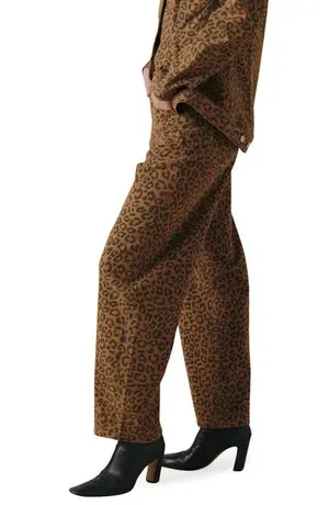 Warp + Weft Bna Soft Curve Barrel Twill Pants