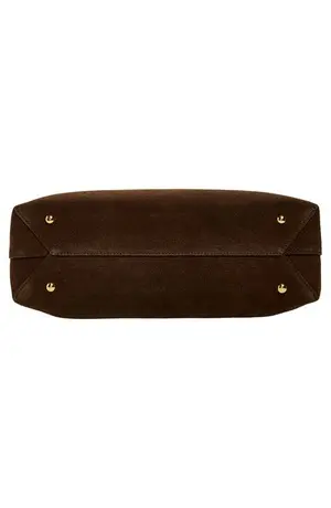 DEMELLIER The Midi Suede Stockholm Bag - Mocha