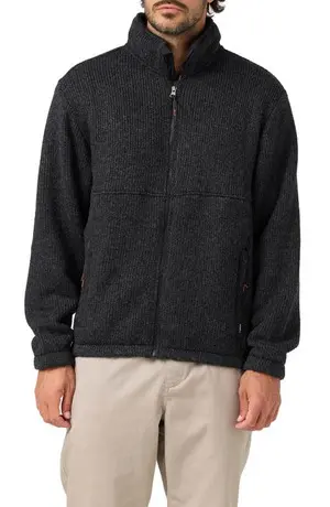 O'Neill Stand Collar Fleece Jacket - Grey