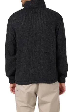 O'Neill Stand Collar Fleece Jacket - Grey