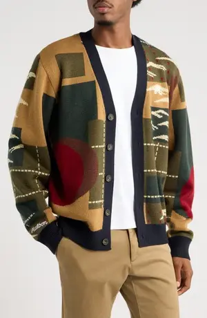 MALBON Edo Wool Blend Cardigan