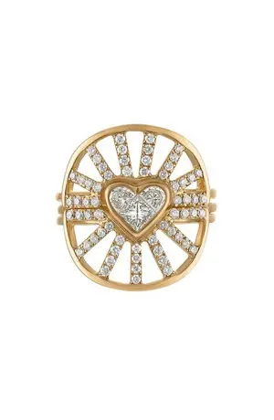 EDEN PRESLEY 14k Yellow Gold Nesting Ring - Diamond
