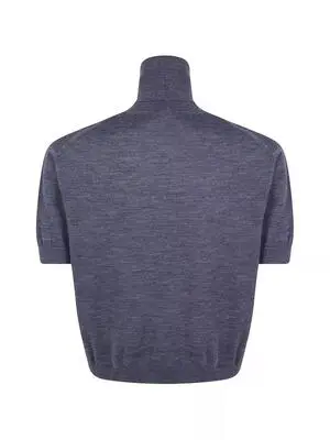 N°21 Short-sleeve Turtleneck Sweater