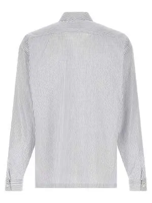 Prada Zip Striped Shirt
