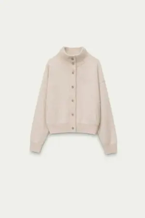 Iris Von Arnim Dabina Brushed Cashmere Cardigan