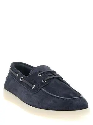 Prada Suede Boat Shoe