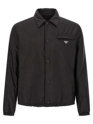 Prada Re-nylon Feather Jacket - Black
